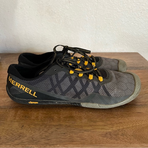 Merrell | Shoes | Merrell Vapor Glove 3 Mens Shoes Gray Vibram Barefoot ...